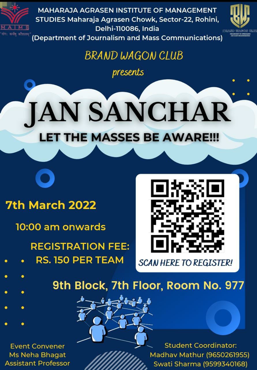 Social Drive ‘Jan Sanchar- Let the masses be aware’ on March 07, 2022 ...
